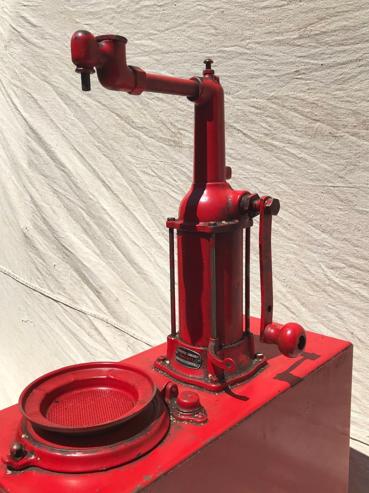 1930'S BENNETT HIGHBOY LUBE OIL DISPENSER MODEL 307 - PENZOIL - PETROL ...